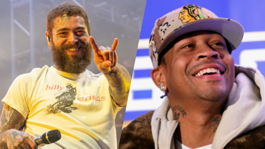 Allen Iverson On Post Malone 'White Iverson' Billion Streams