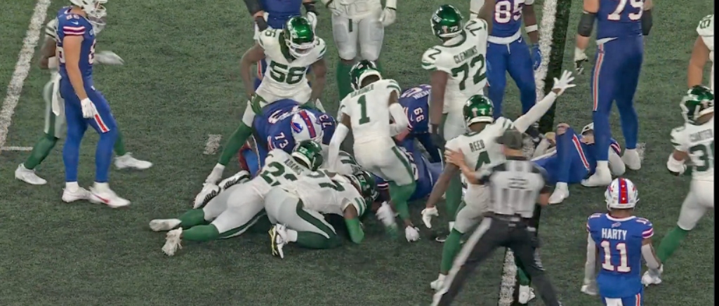 Mark Sanchez Made A Butt Fumble Joke After Josh Allen's Fumble