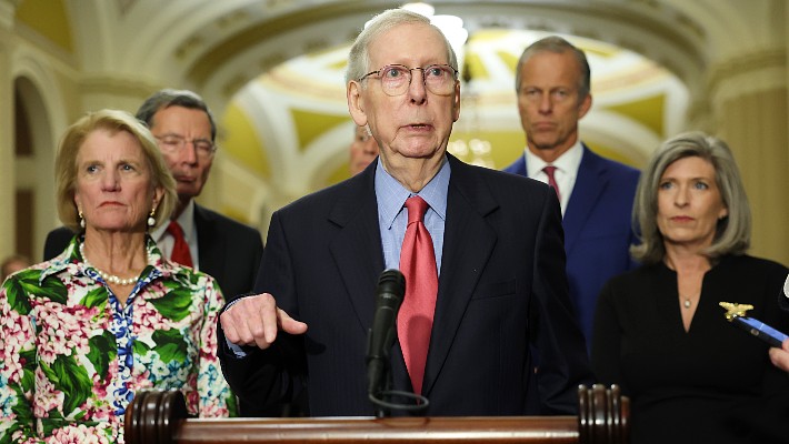 McConnell Vows To Stay In Office After Freezing Episode
