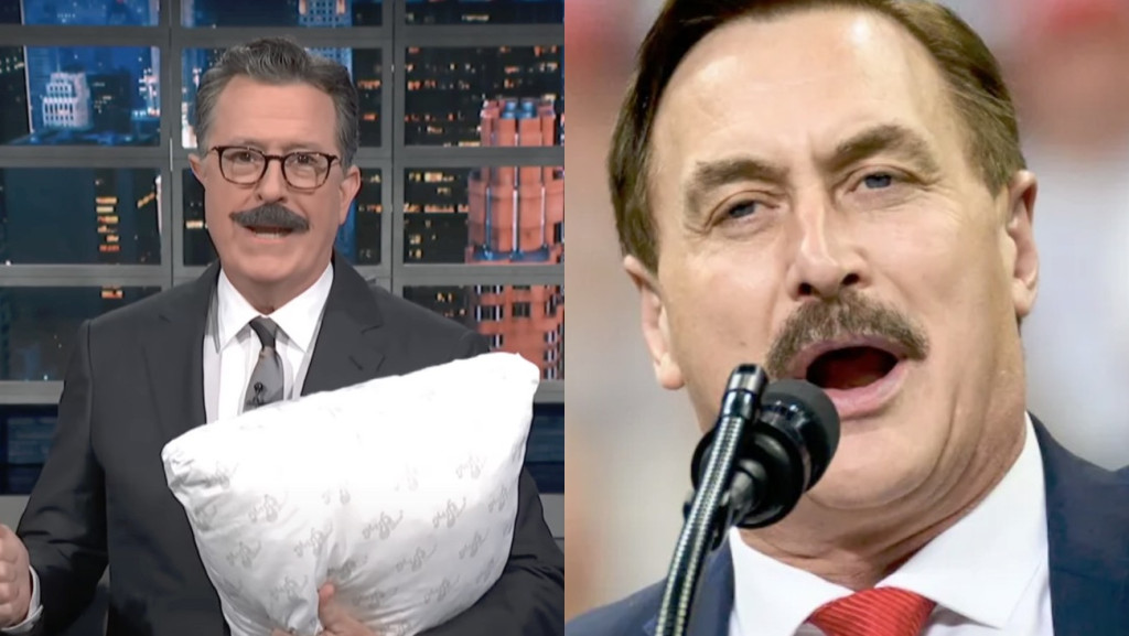 Mike Lindell Is Extremely Mad At 'Scumbag' Stephen Colbert