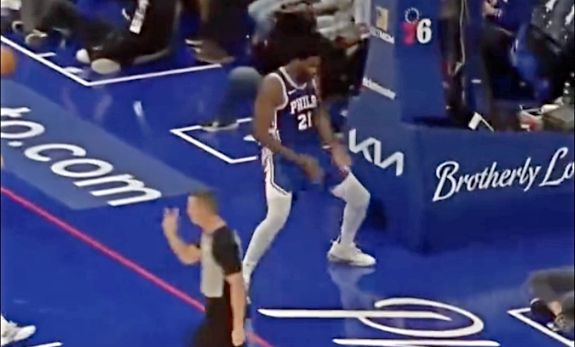 Joel Embiid Got Another Fine For Doing A DX Crotch Chop
