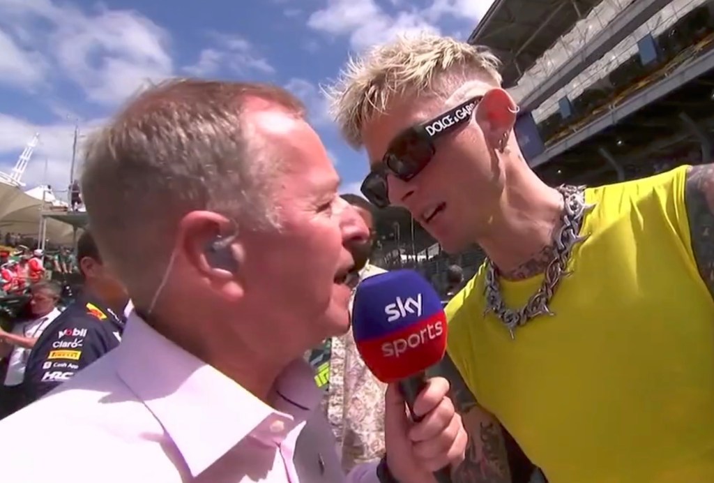 Machine Gun Kelly Gave Very Awkward Interview At An F1 Race