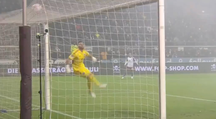 Goalie In German Second Division Scores Horrifying Own Goal