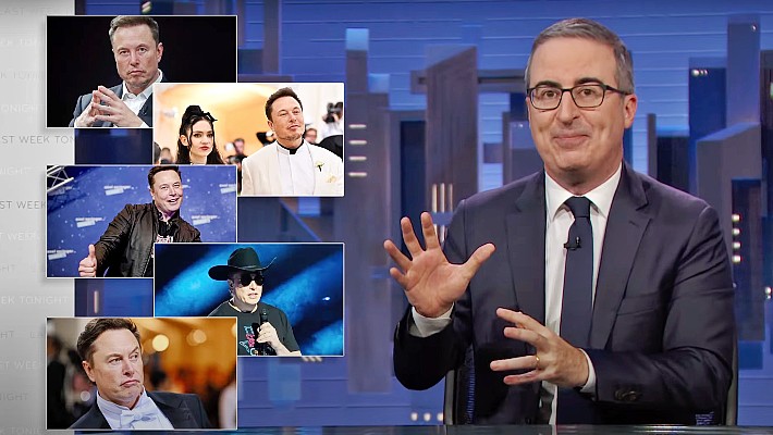 John Oliver Roasts Elon Musk's 'Bad Guy In A Movie' Looks John Oliver Roasts Elon Musk's 'Bad Guy In A Movie' Looks