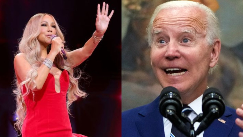 Mariah Carey Visits White House, Photos With Joe Biden