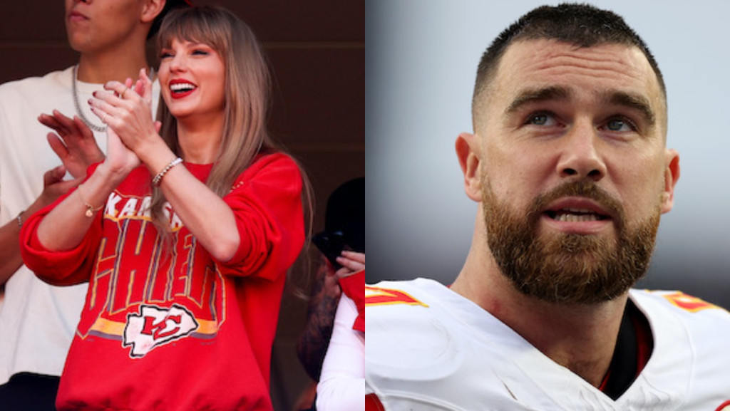 Travis Kelce On 'Brads And Chads' Booing Taylor Swift: Video