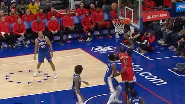 Andre Drummond Missed Layup So Bad He Got Called For Travel