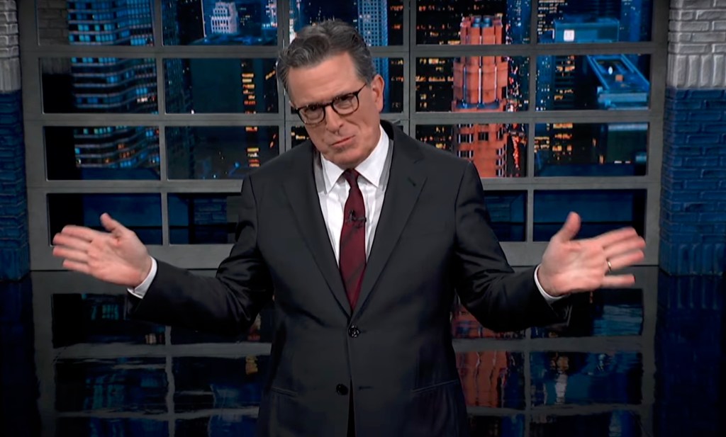 Stephen Colbert Rips Video That Claimed 'God Gave Us Trump'