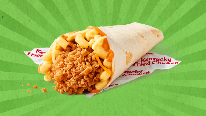 KFC's Spicy Mac & Cheese Wrap Review: Um... It's Not Good