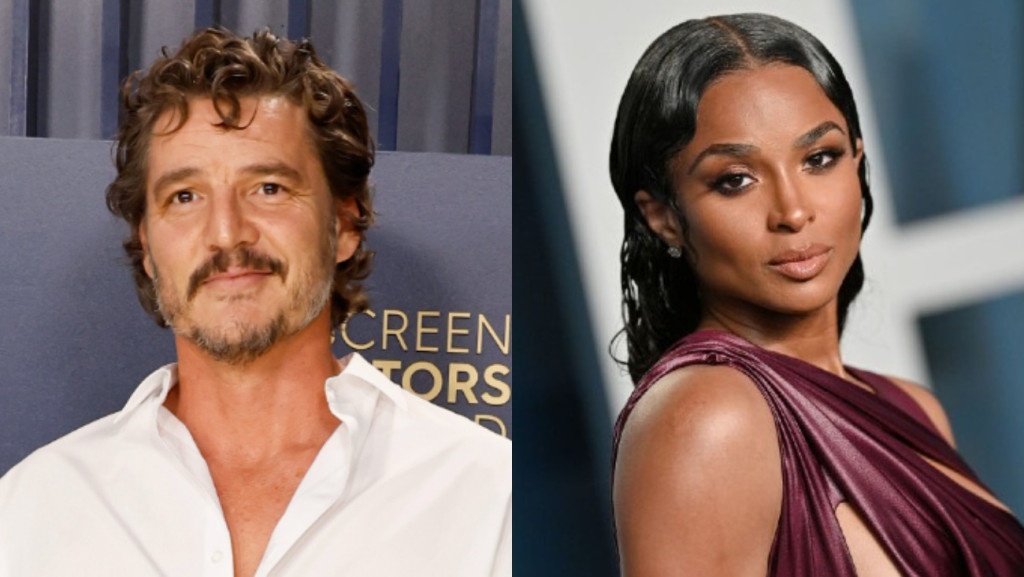 Pedro Pascal Stops To Admire Ciara At The 2024 SAG Awards