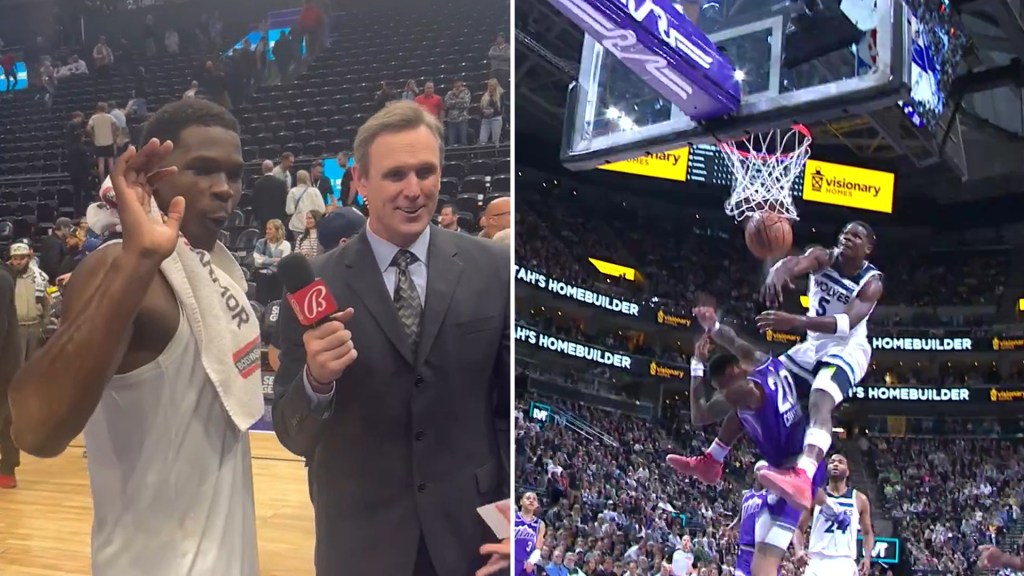 Anthony Edwards: John Collins Dunk ‘Best Dunk Of My Career’