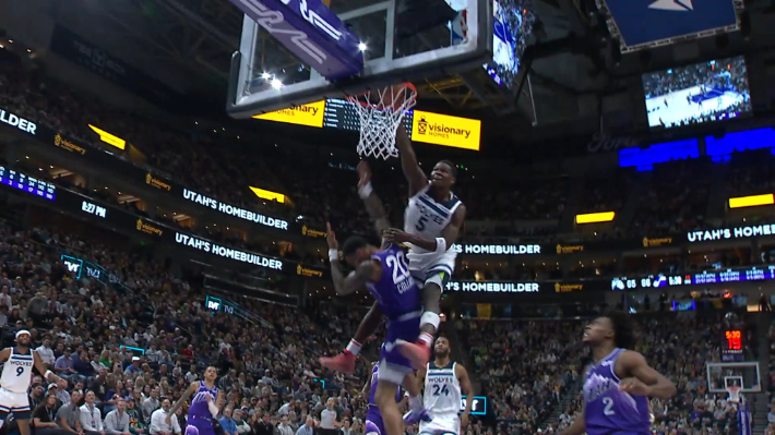 Anthony Edwards Had Meanest Dunk Of Year On John Collins