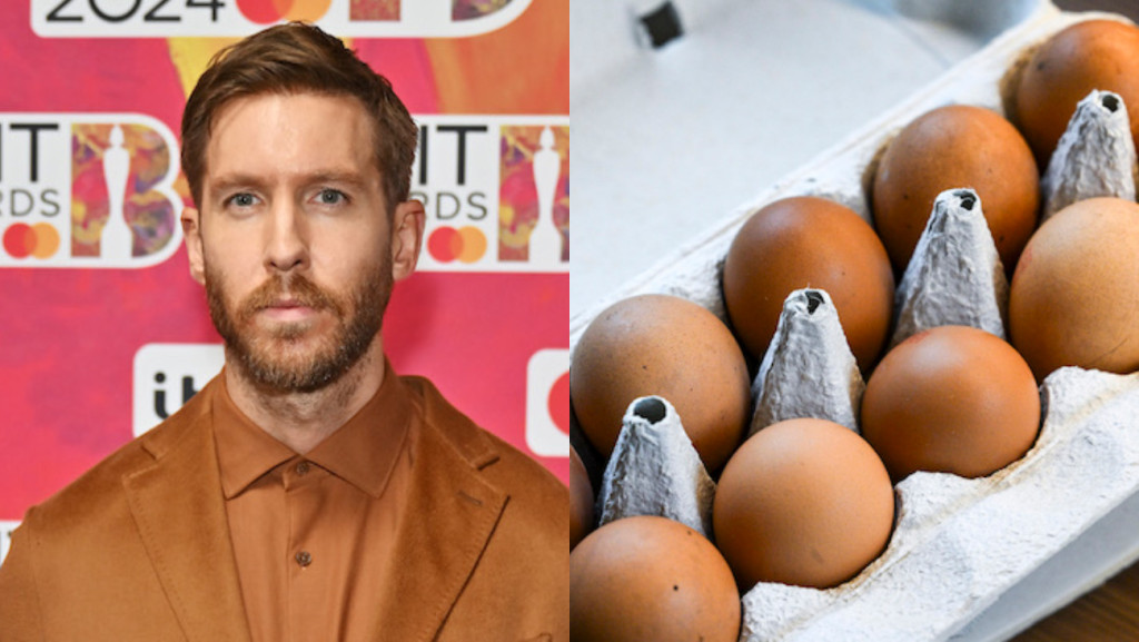 Calvin Harris Eats Six Raw Eggs On Flight For Jet Leg: Video