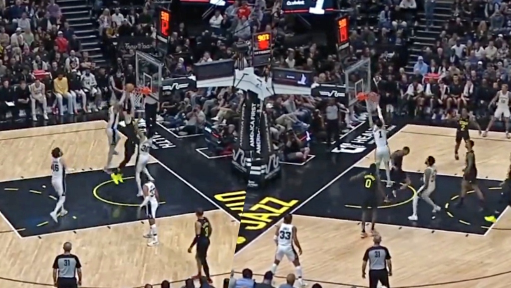 Here Is The Latest Victor Wembanyama Block-Into-Dunk Highlight