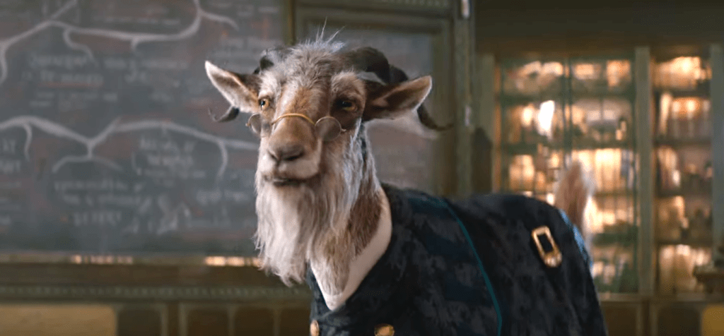 The MVP Of The Gravity-Defying 'Wicked Trailer Is... A Goat