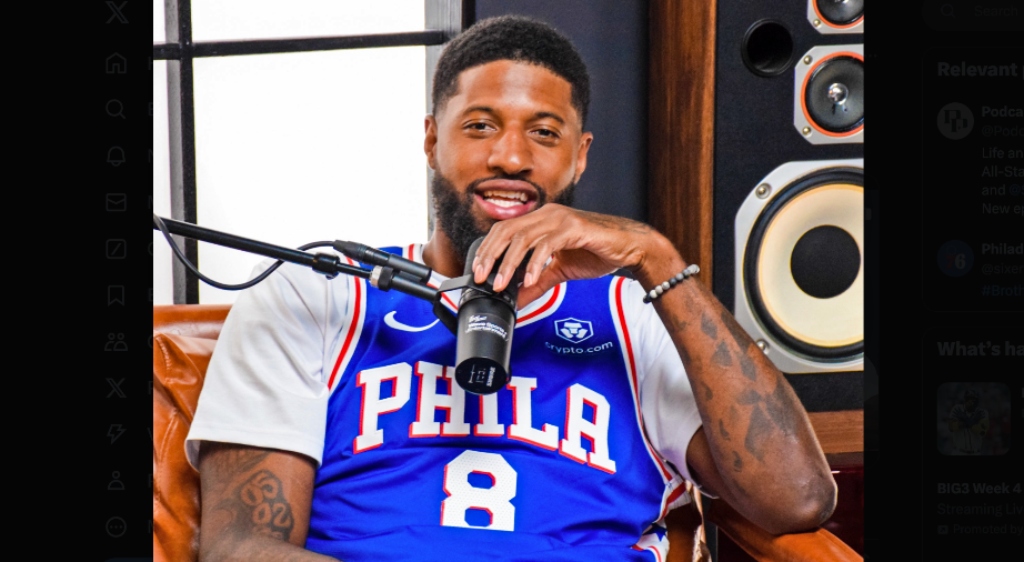 Paul George Will Wear No. 8 With The Sixers As A Nod To Kobe