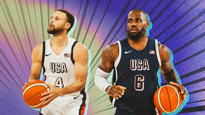 Watching LeBron And Steph On The Same Basketball Team Rocks