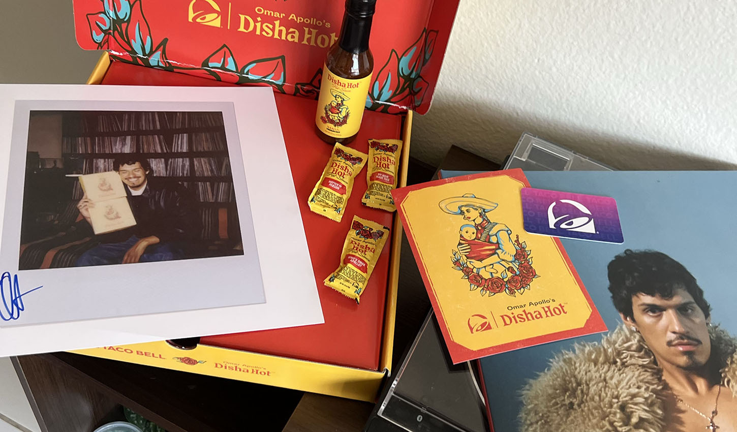 Omar Apollo & Taco Bell Partner For Disha Hot Sauce Packets