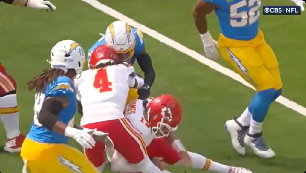 Rashee Rice Carted Off After Colliding With Patrick Mahomes