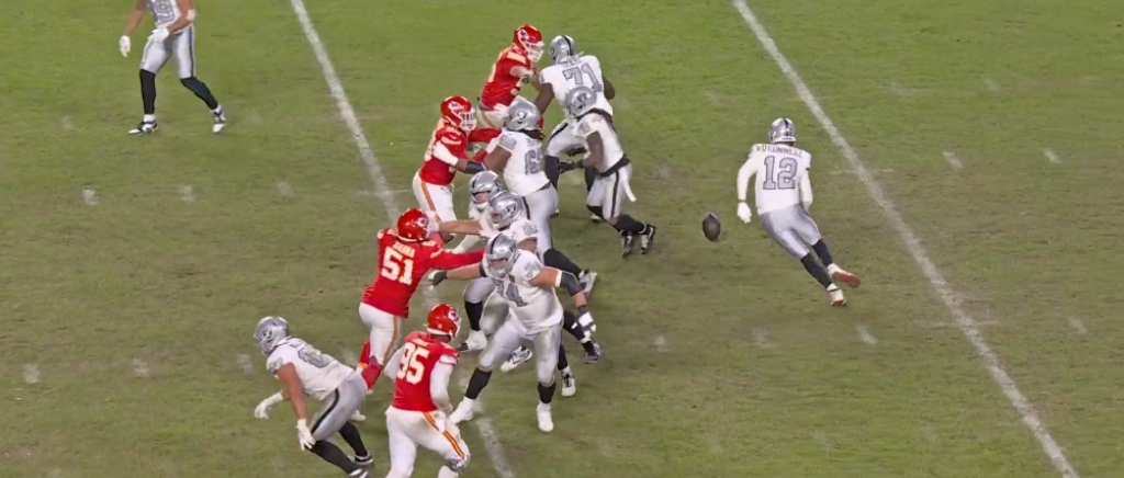 The Chiefs Beat The Raiders On A Fumbled Snap