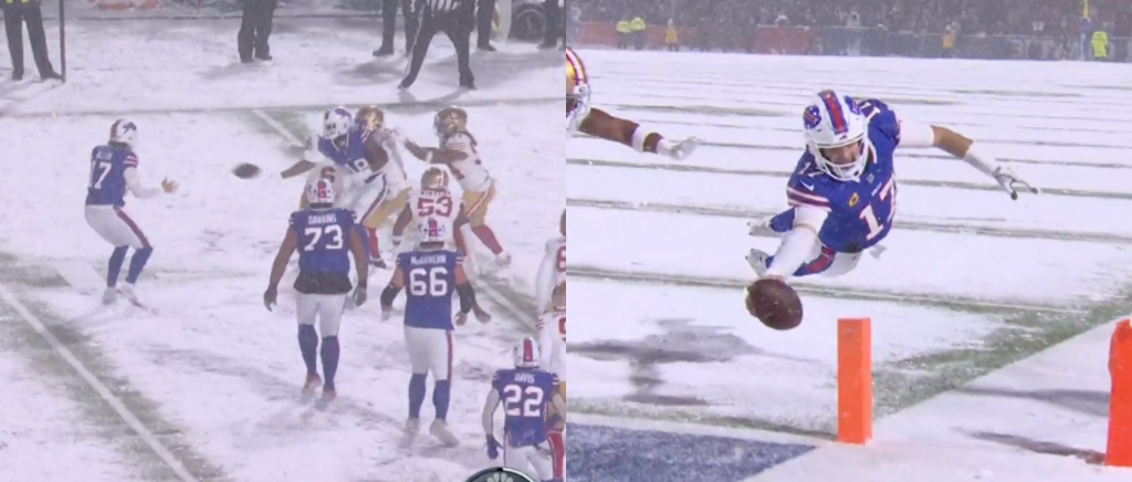 Josh Allen Gets Passing And Receiving TD On The Same Play