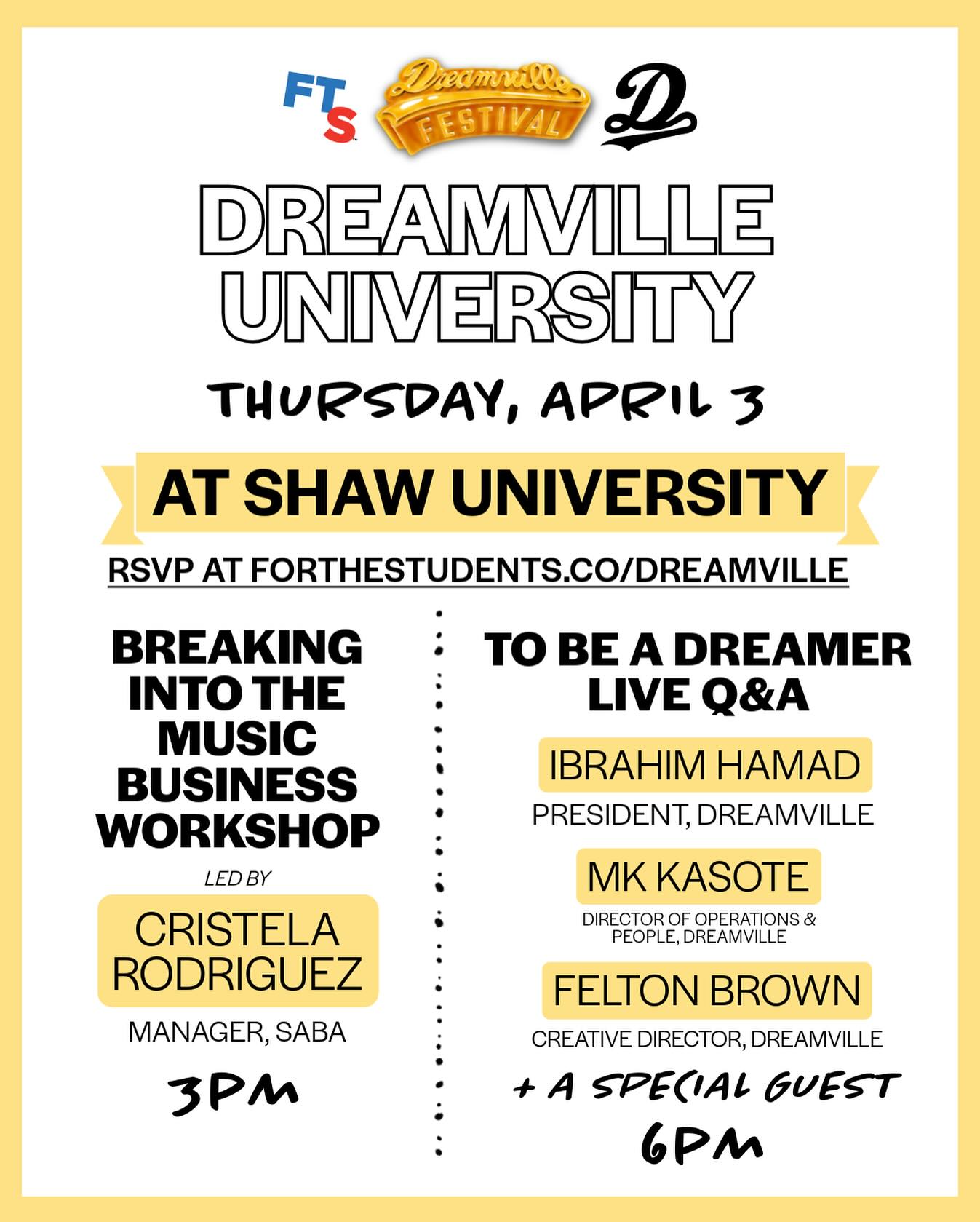 Dreamville Fest Week 2025 Free Events Schedule Announced