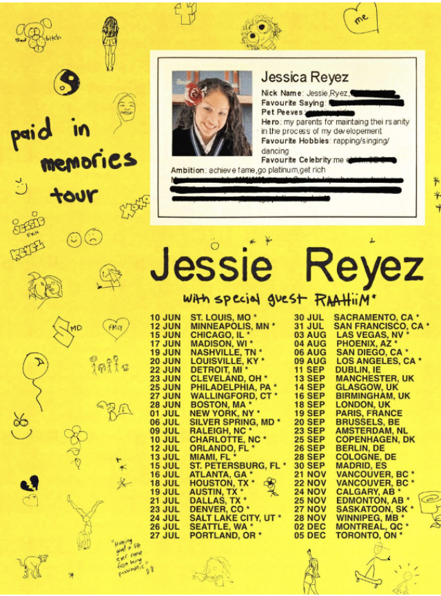 Jessie Reyez Announces Her 'Paid In Memories' Tour Dates