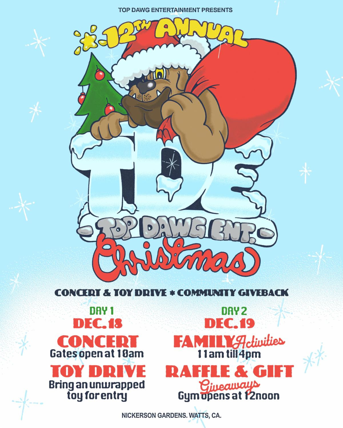 TDE Christmas Concert 2025: Top Dawg Loves The Kids
